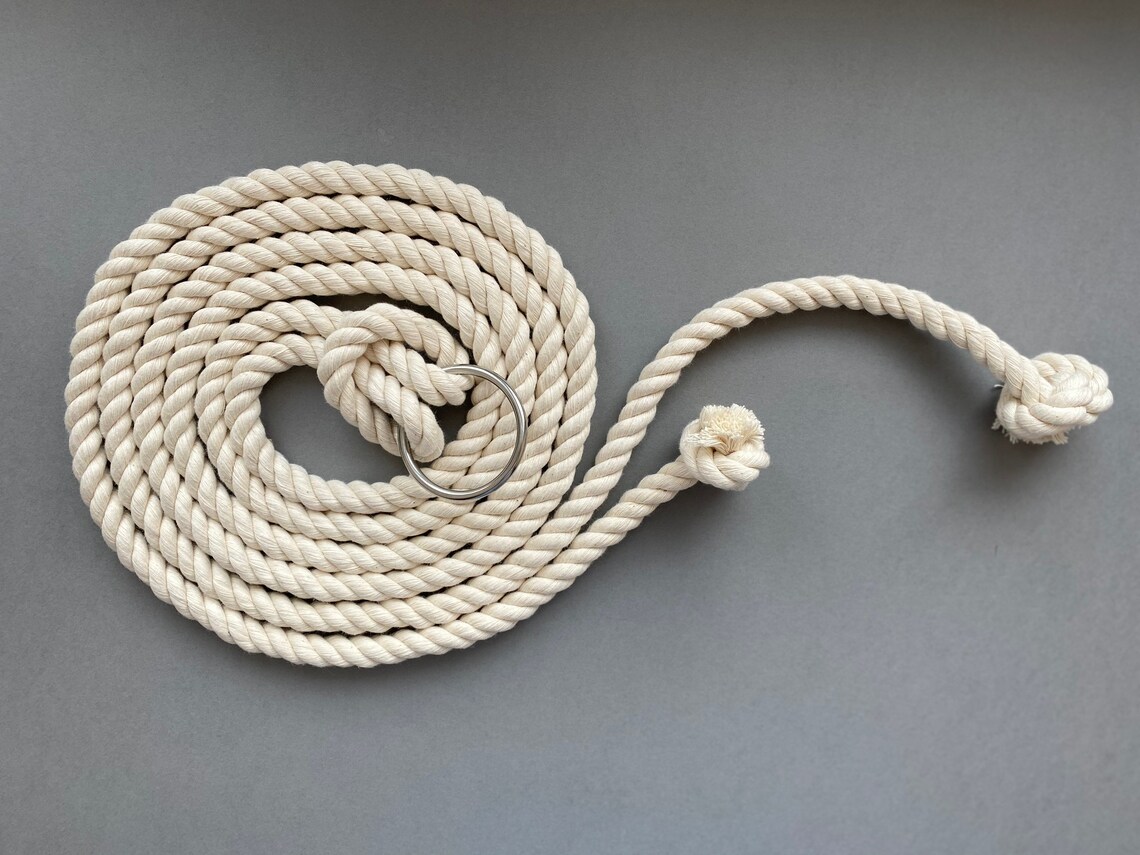 Twisted Rope Belt Cream Color Belt in Boho Style Stylish - Etsy