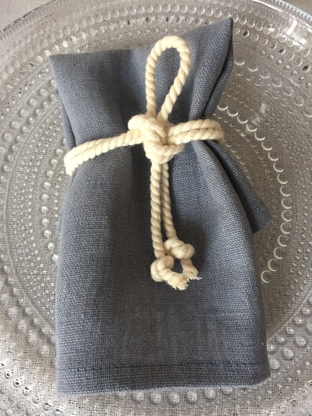 Nautical Table Decoration With Rope Place Setting, Stylish Table, Rope ...