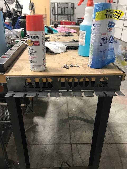 Air Tool Rack Dxf Svg Cut Files - Etsy