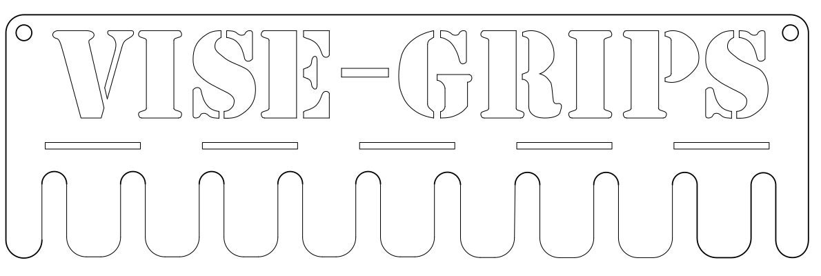 Vice Grips Holder Dxf Svg Cut Files - Etsy