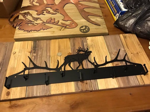 Elk Coat Rack Hat Rack Svg Dxf Cut File | Etsy