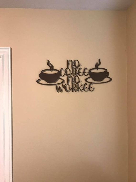 Coffee Sign Svg Dxf Cut File | Etsy