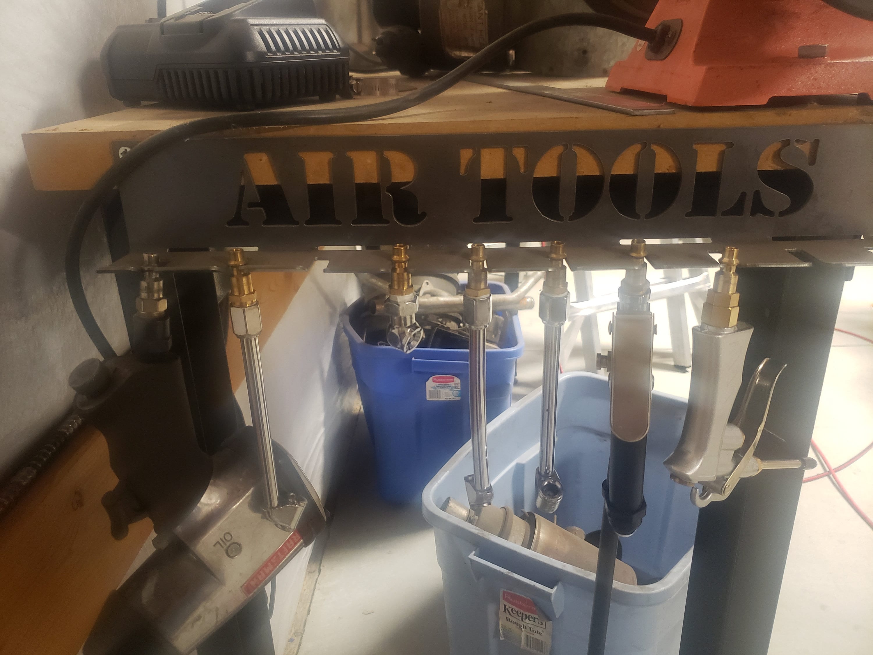 Air Tool Rack Dxf Svg Cut Files - Etsy