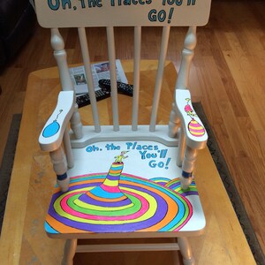 Children's Hand Painted Storybook Rocking Chairs - Etsy