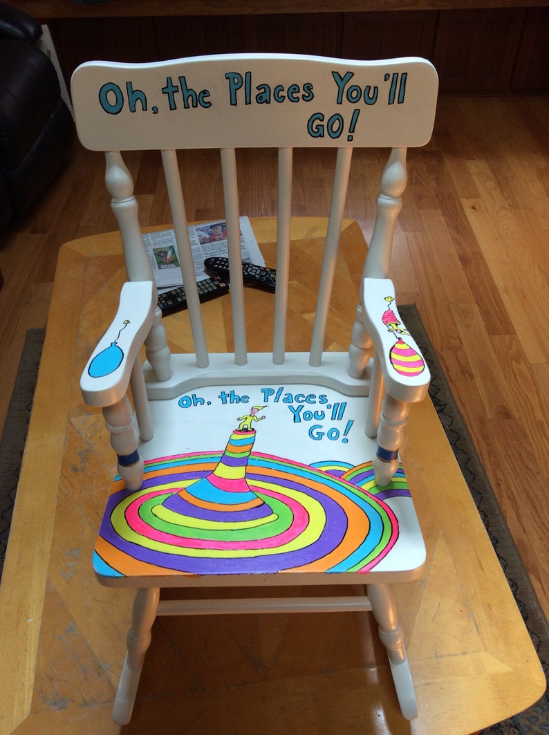 Children's Hand Painted Storybook Rocking Chairs - Etsy