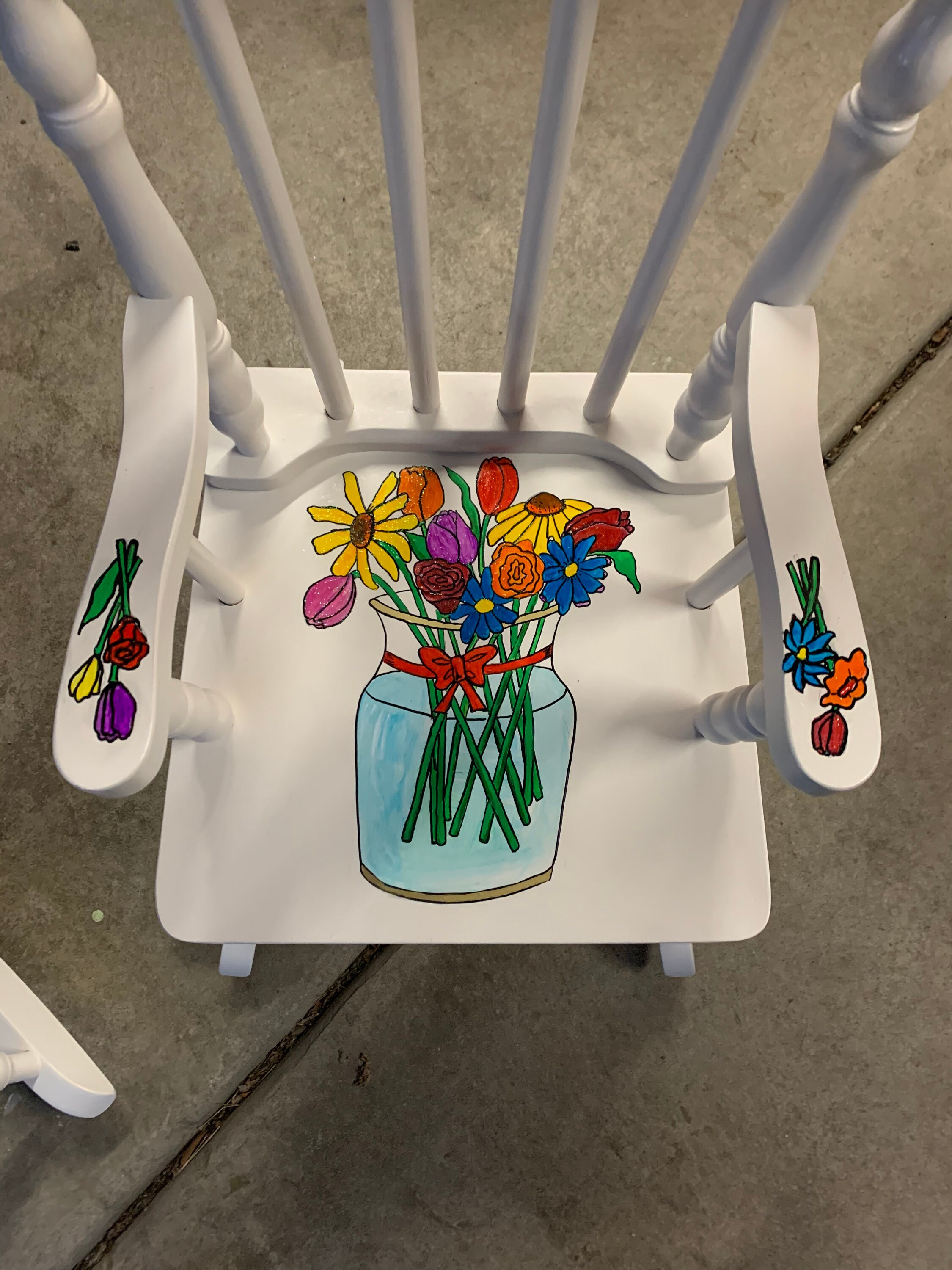 Children's Hand Painted Storybook Rocking Chairs - Etsy
