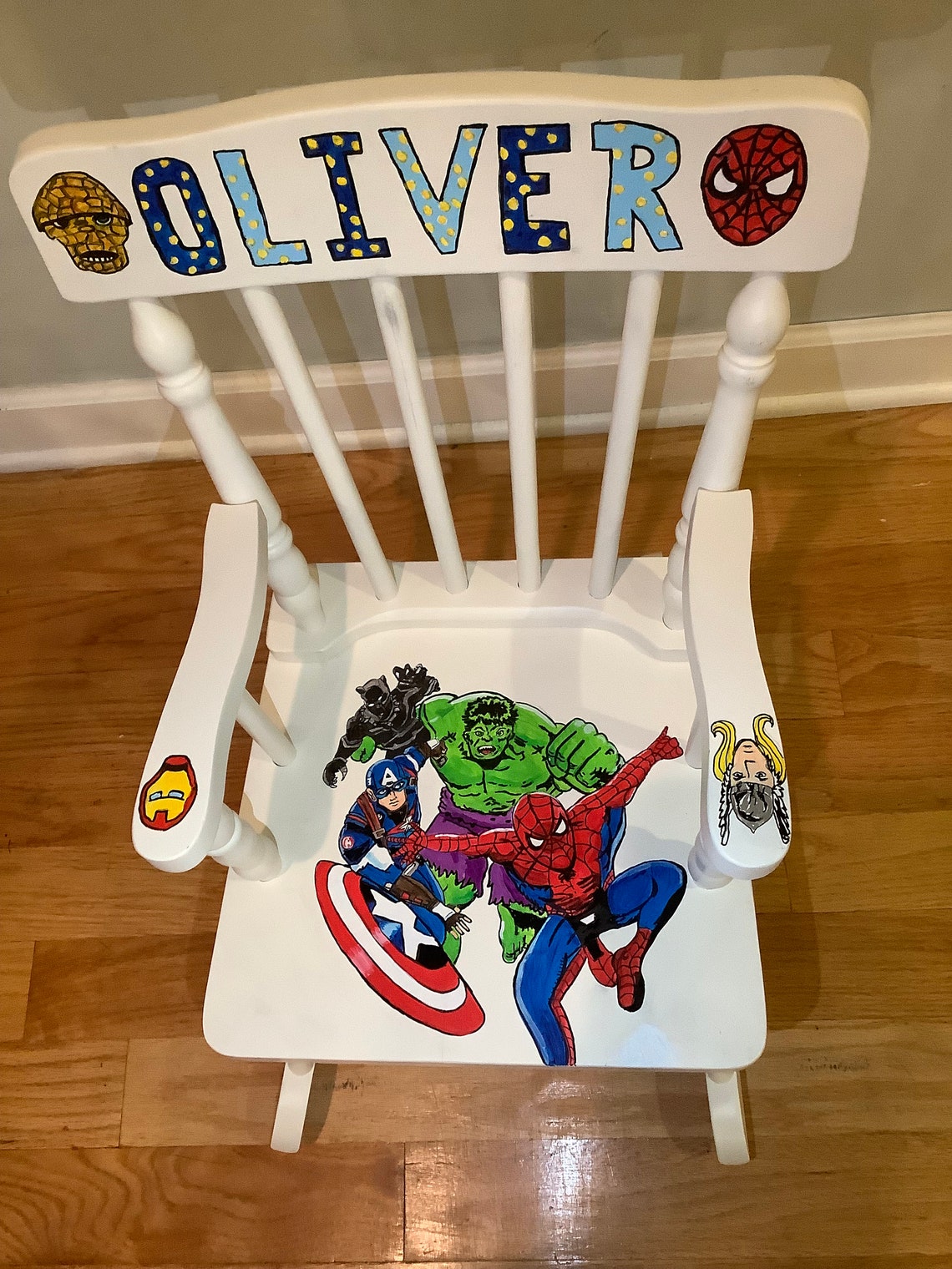 Children's Hand Painted Storybook Rocking Chairs - Etsy