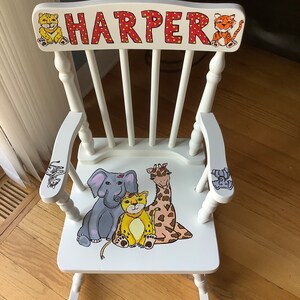 Children's Hand Painted Storybook Rocking Chairs - Etsy