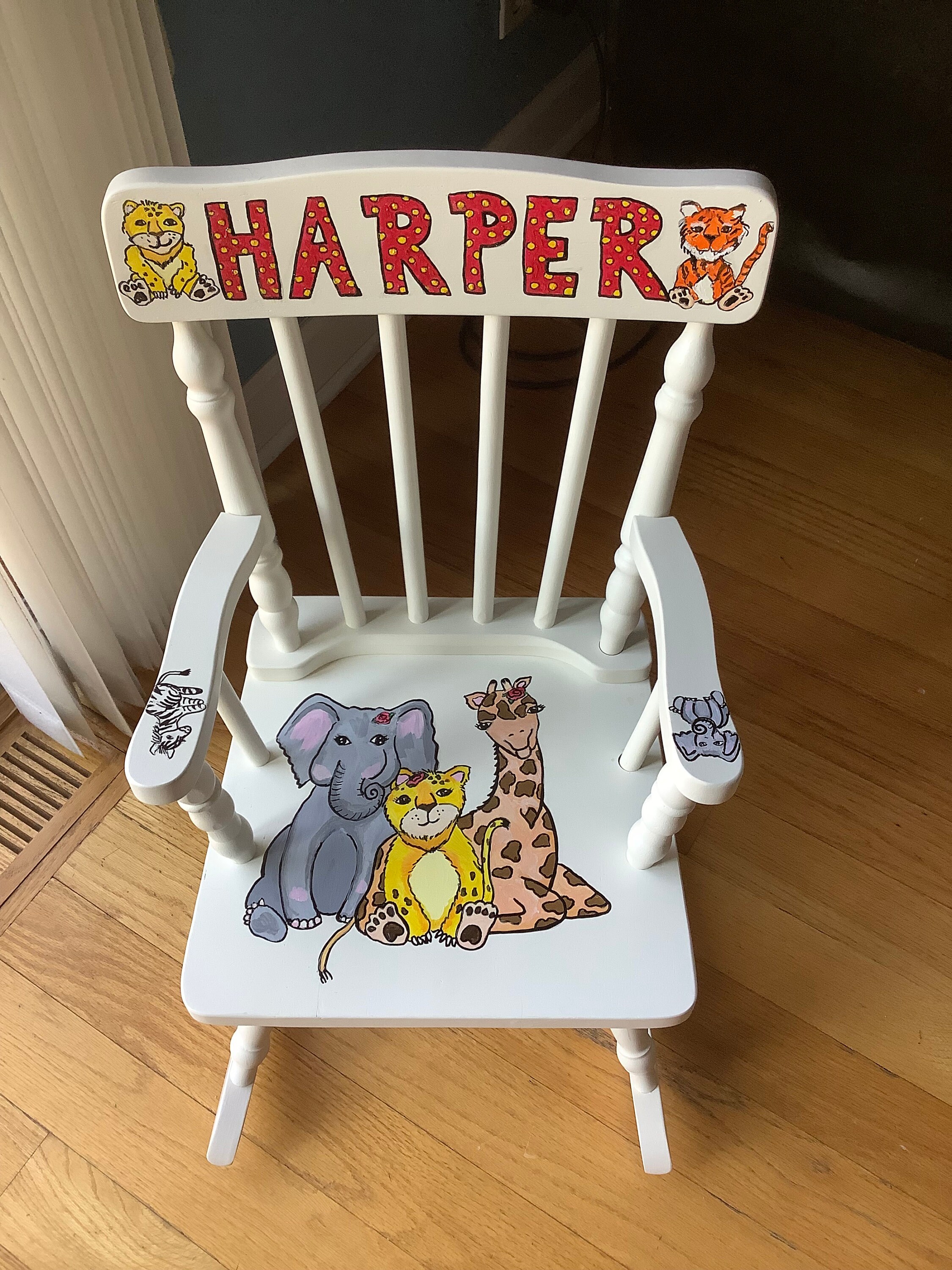 Children's Hand Painted Storybook Rocking Chairs - Etsy