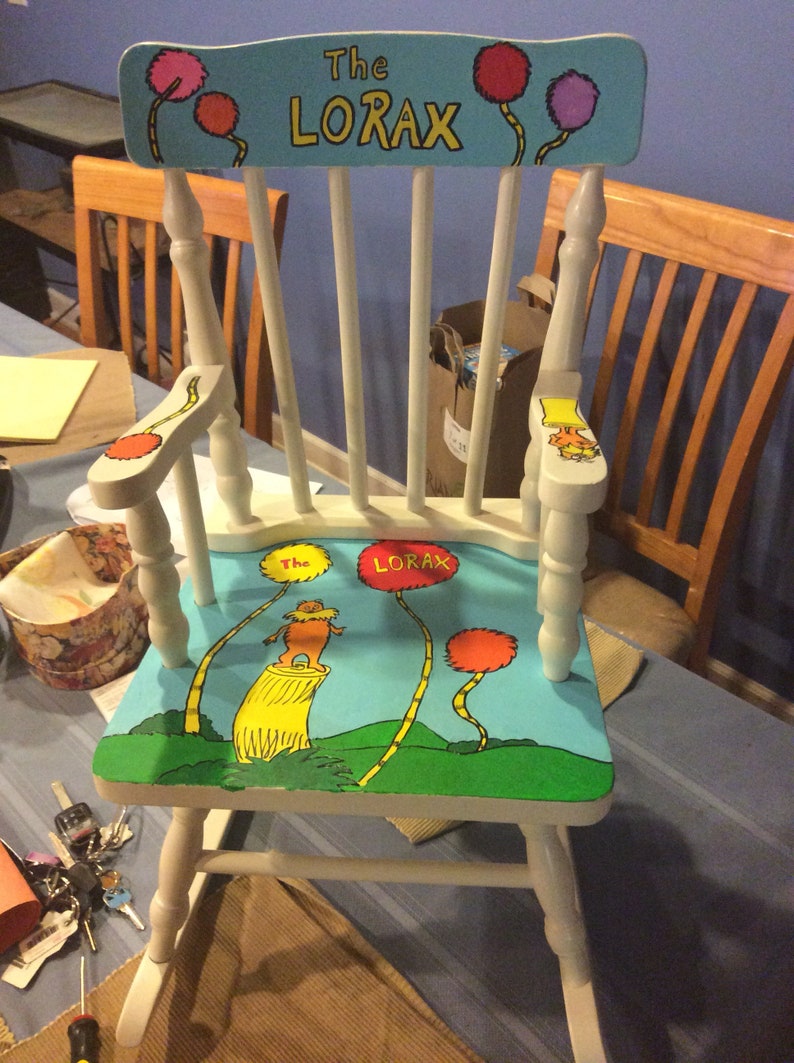 Children's Hand Painted Storybook Rocking Chairs - Etsy