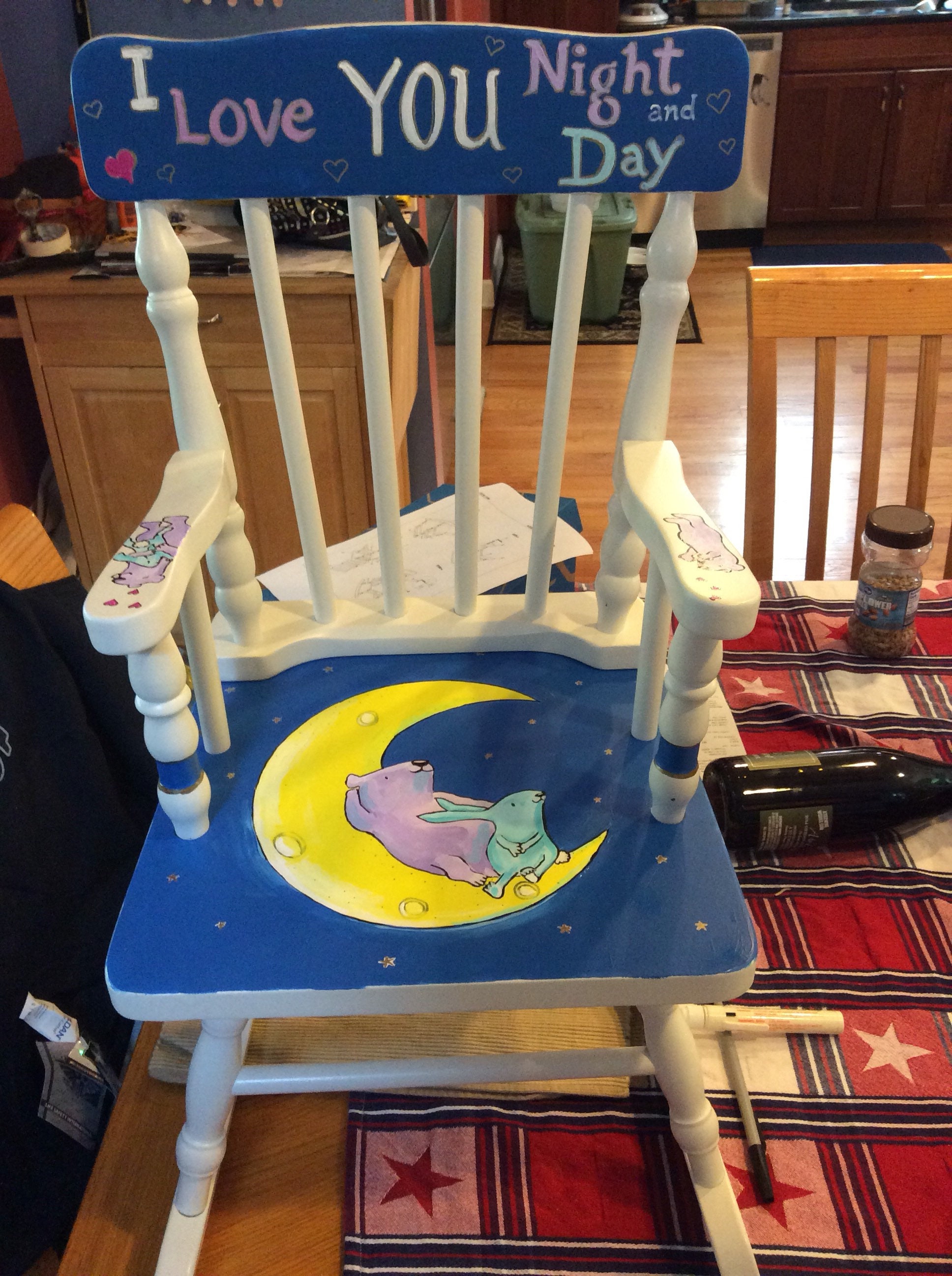 Children's Hand Painted Storybook Rocking Chairs - Etsy