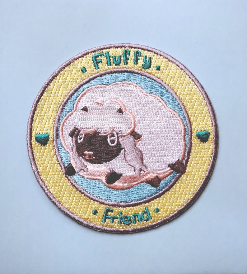 Fluffy Friend Wooloo Embroidered Patch | Etsy