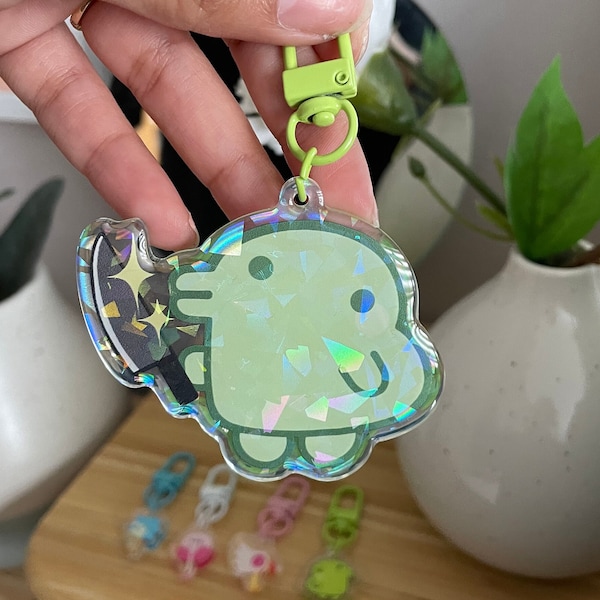 Tamagotchi Kuchipatchi Keychain - Etsy