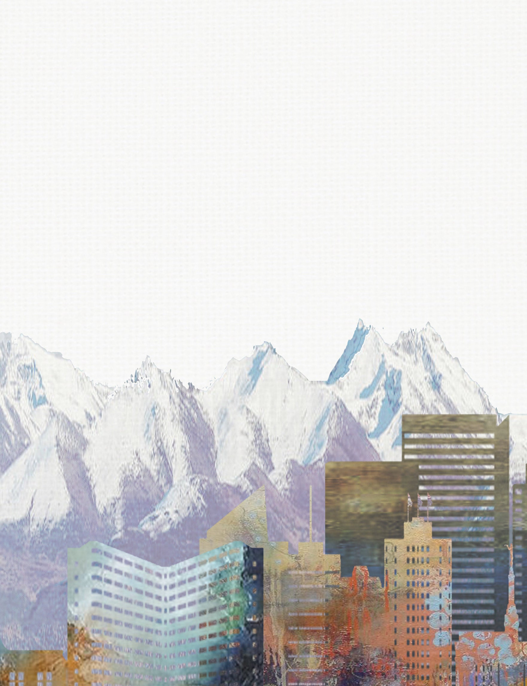 Anchorage Skyline Art Print Poster Modern Wall Art New | Etsy