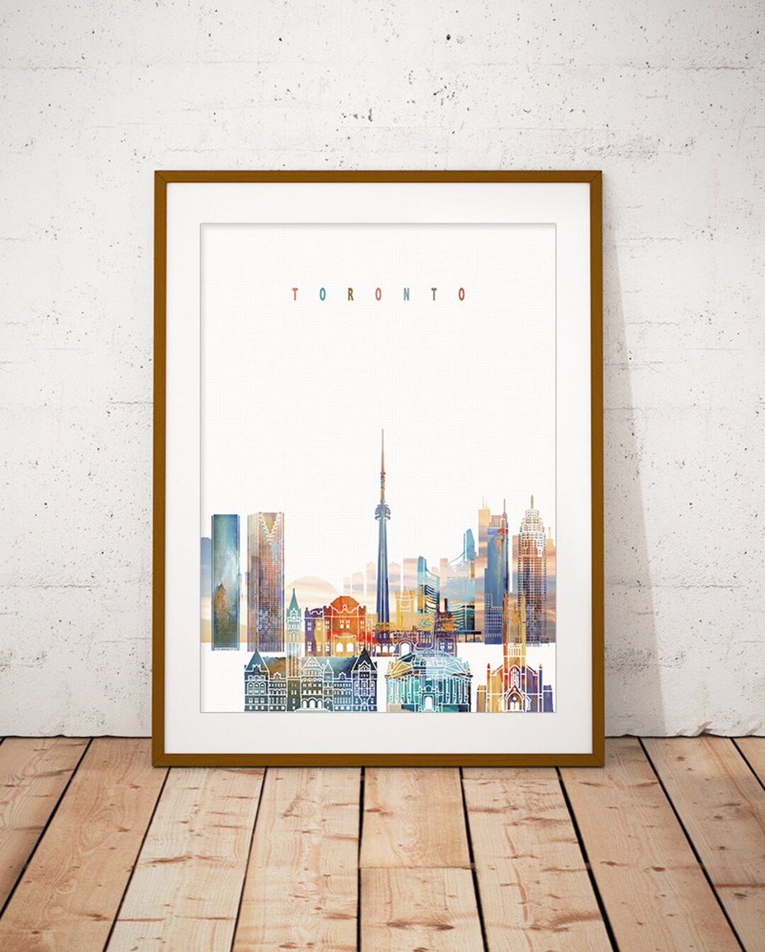 Toronto Print, Skyline Art Print, Poster, Modern Wall Art, New Home ...