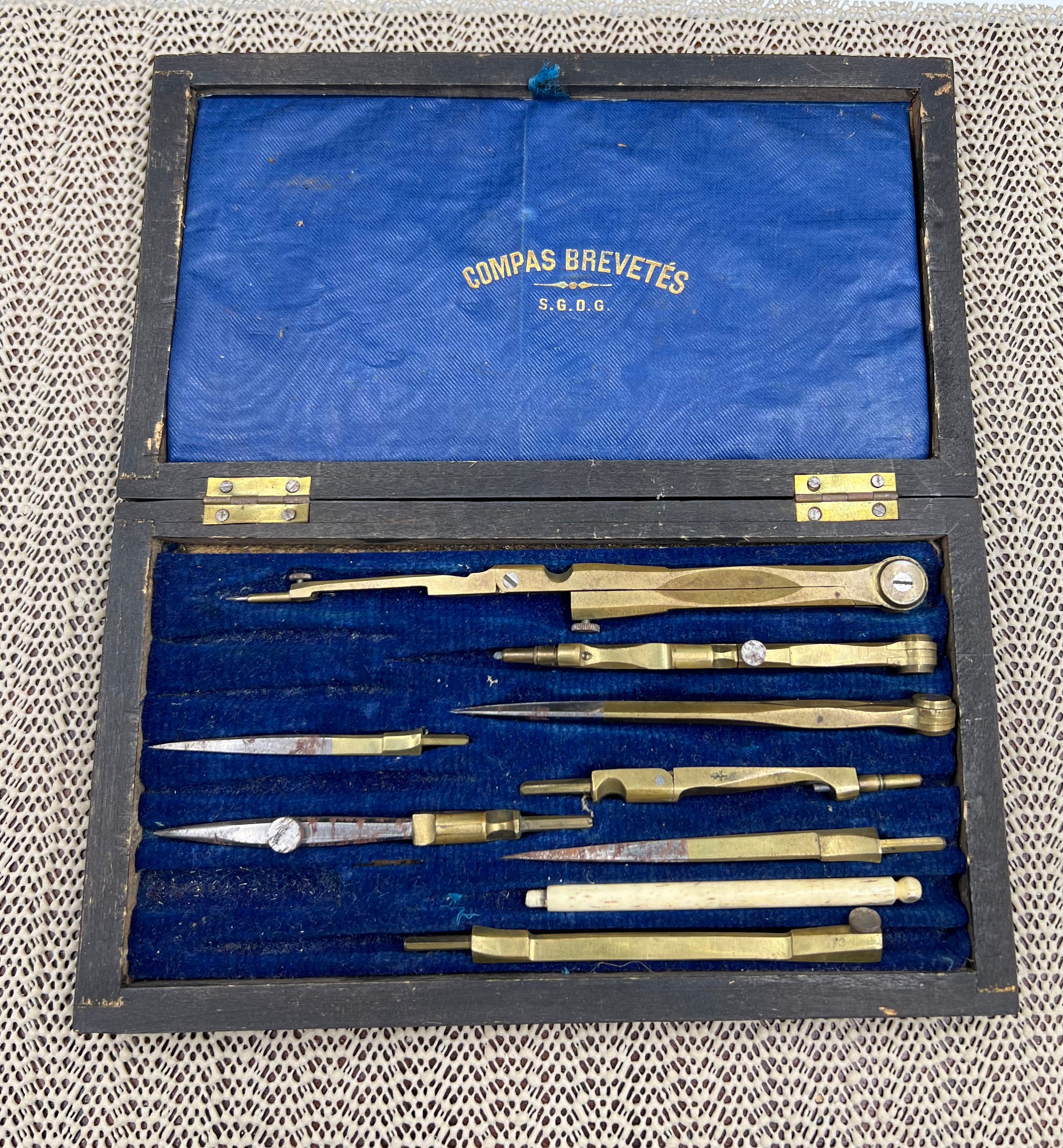 Vintage Compas Brevetes S.G.D.G. Architectural Mechanical - Etsy