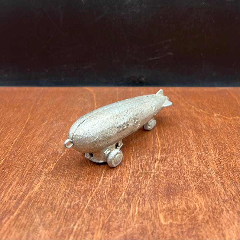 Vintage Cast Iron Classic Die Cast Blimp, Dirigible, Zeppelin Toy - Etsy