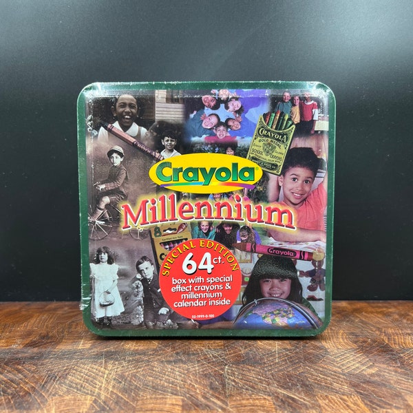 Crayola Crayon Tin - Etsy