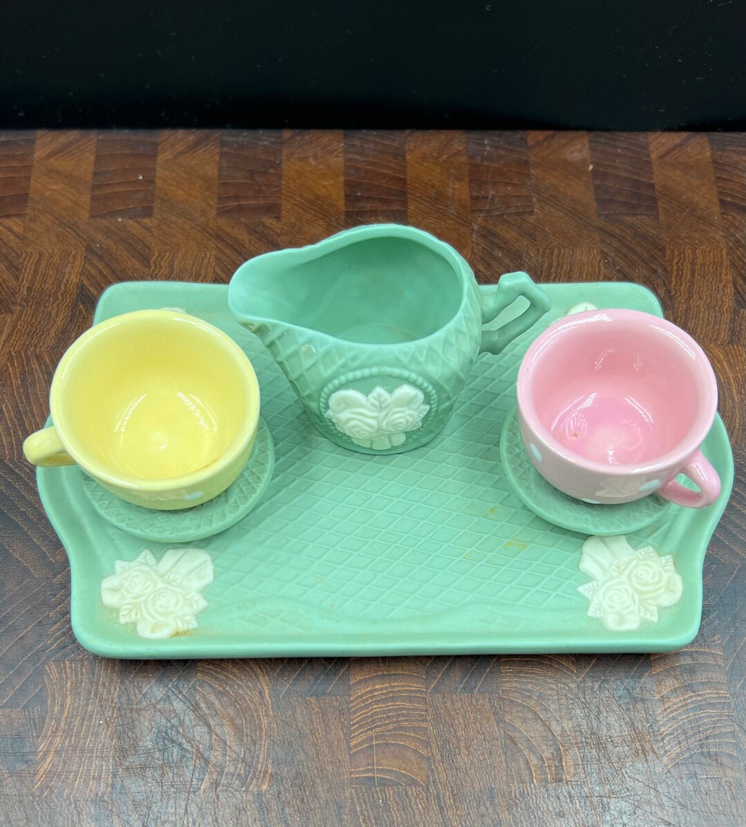 6 Piece MIXED Miniature Tea Set - Etsy