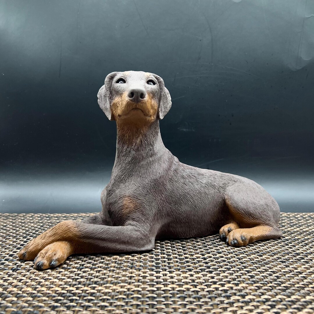 Vintage Classic 1991 Sandicast Red Doberman Dog Figure 378 - Etsy