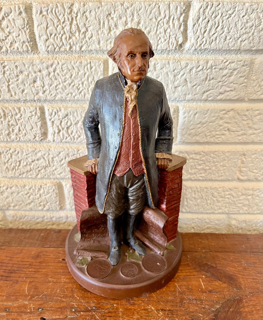 Large Vintage 1989 George Washington Historical Figure by Tom Clark - Etsy