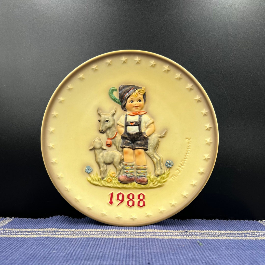 Hand Painted 1988 Limited Edition 18th Annual Hummel Plate - Etsy