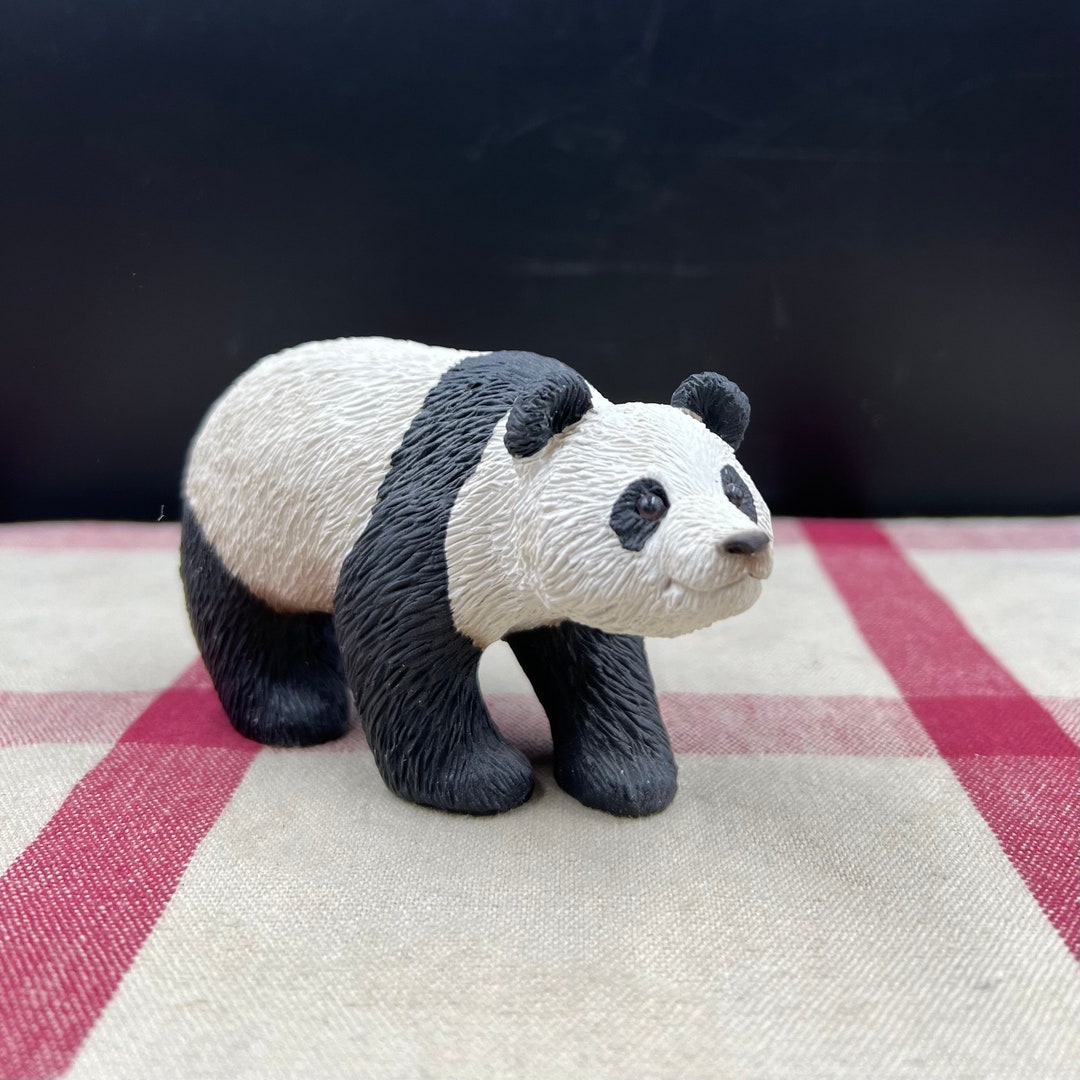 Vintage Classic 1980's Sandicast Black and White Panda Bear - Etsy