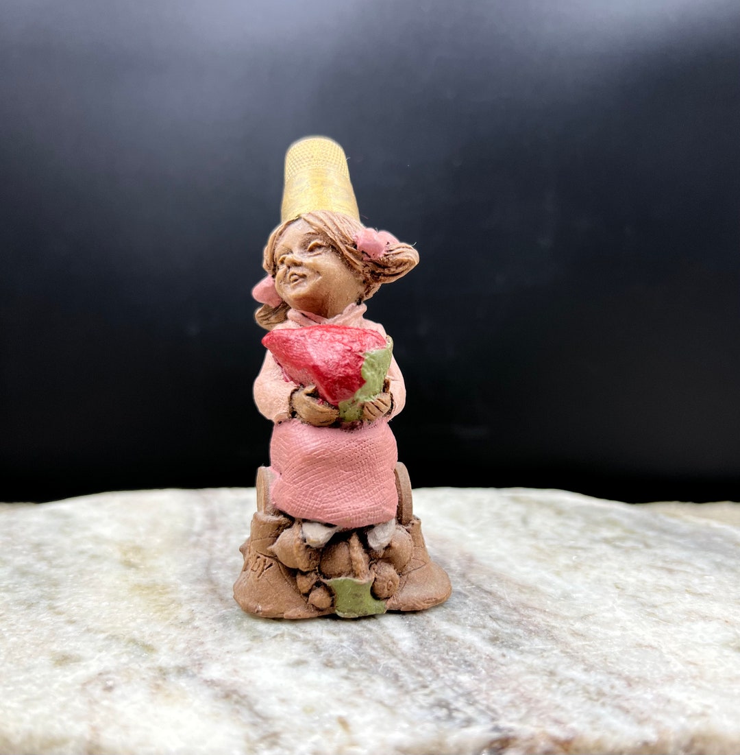 Vintage Thimble Capped MENDY Gnome by Tom Clark - Etsy