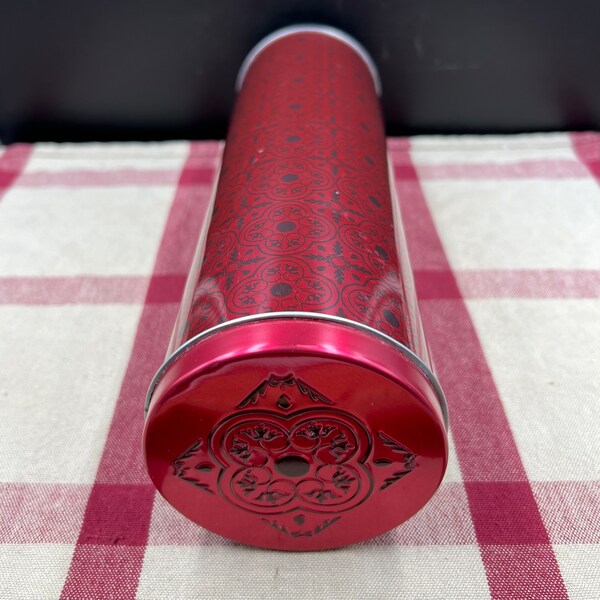 Red Tall Tin - Etsy