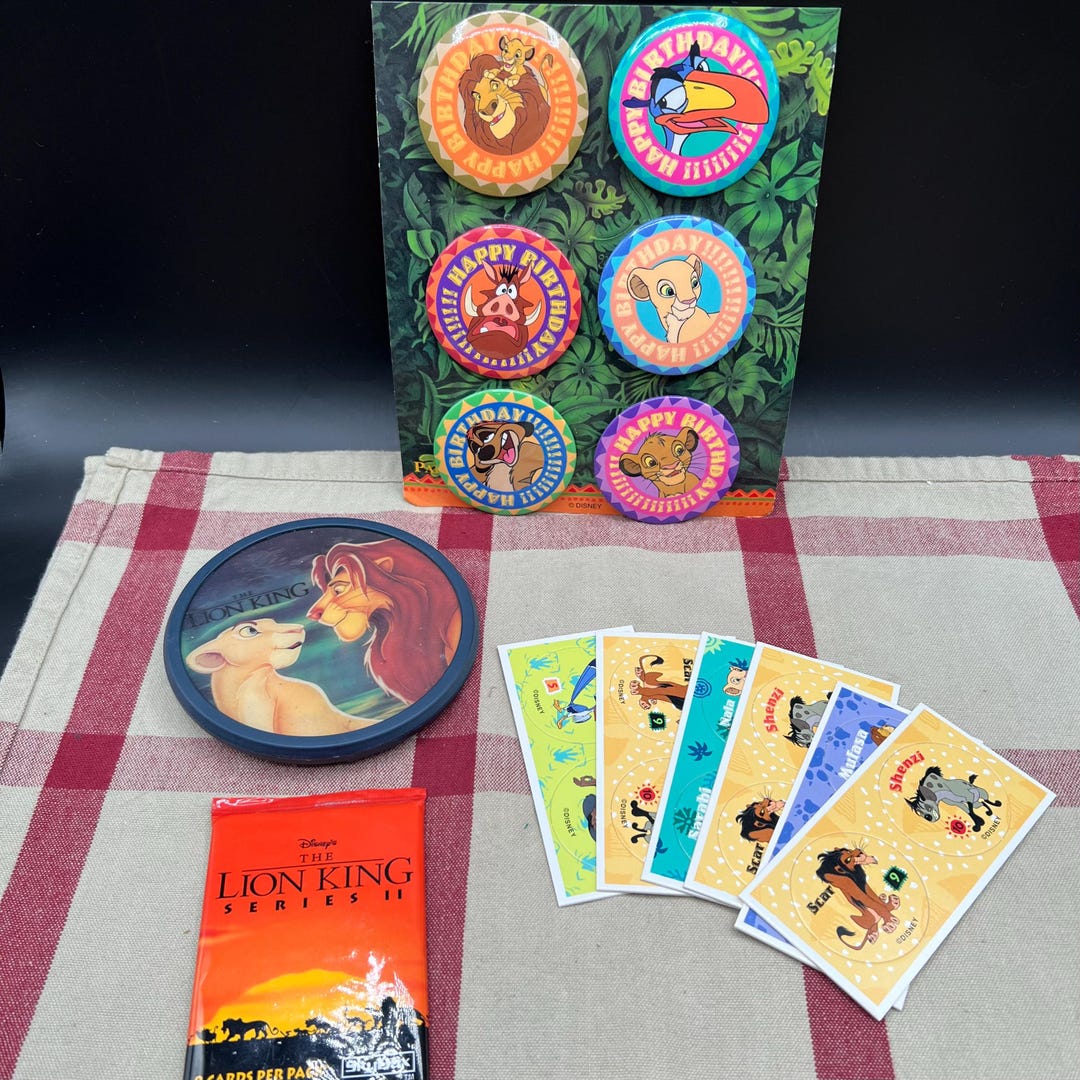 Vintage Lion King Collectable Bundle - Etsy