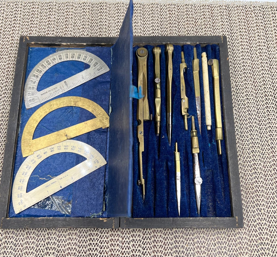 Vintage Compas Brevetes S.G.D.G. Architectural Mechanical Mathematical ...