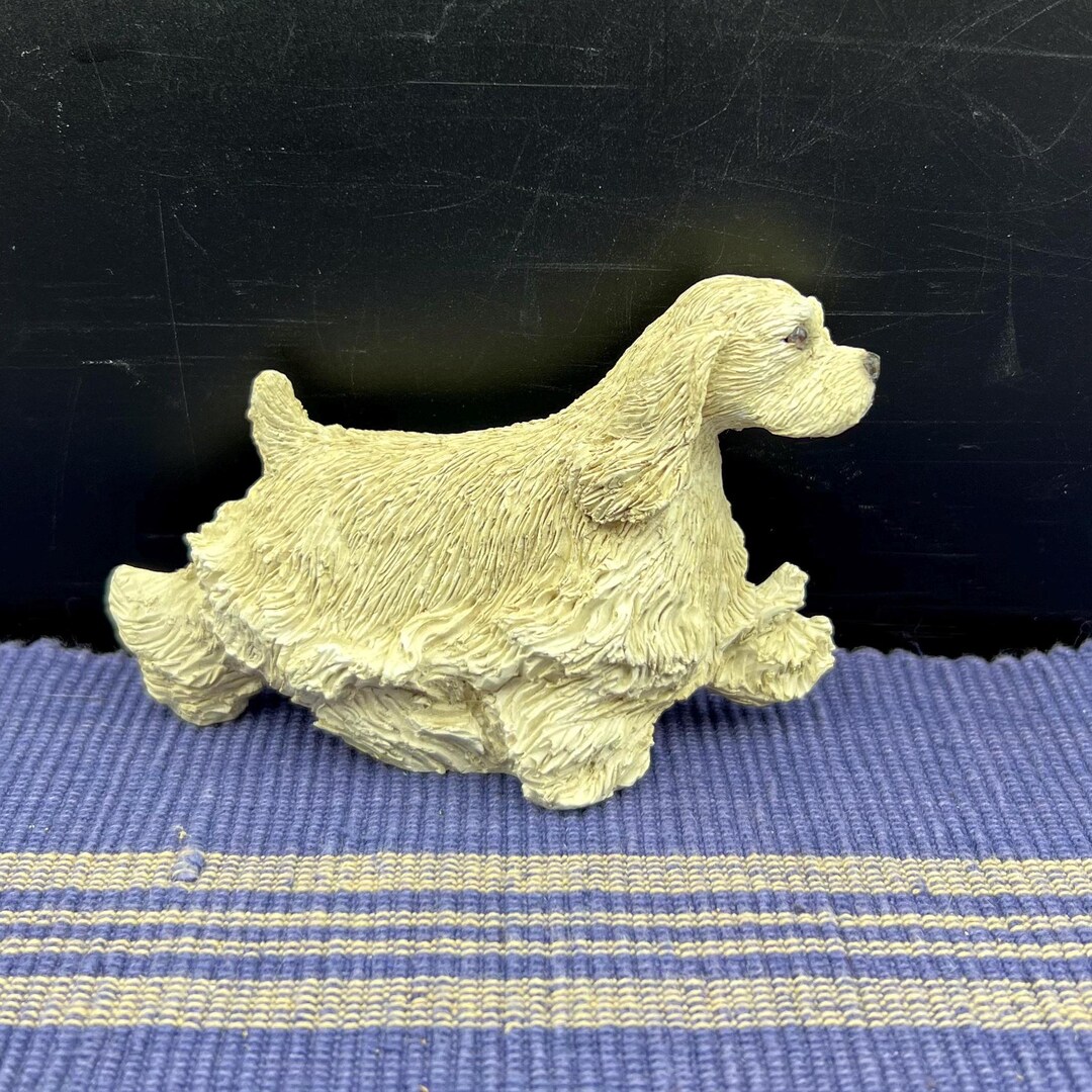 2004 Vintage Classic Sandicast Buff Cocker Spaniel Dog Figure P007 ...
