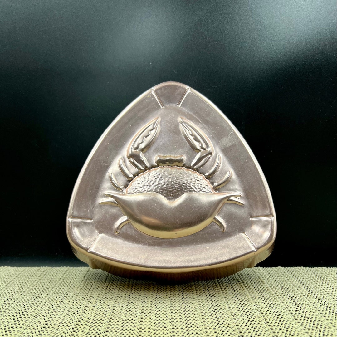 Vintage West-bend Copper Crab Jello Cake Mold - Etsy