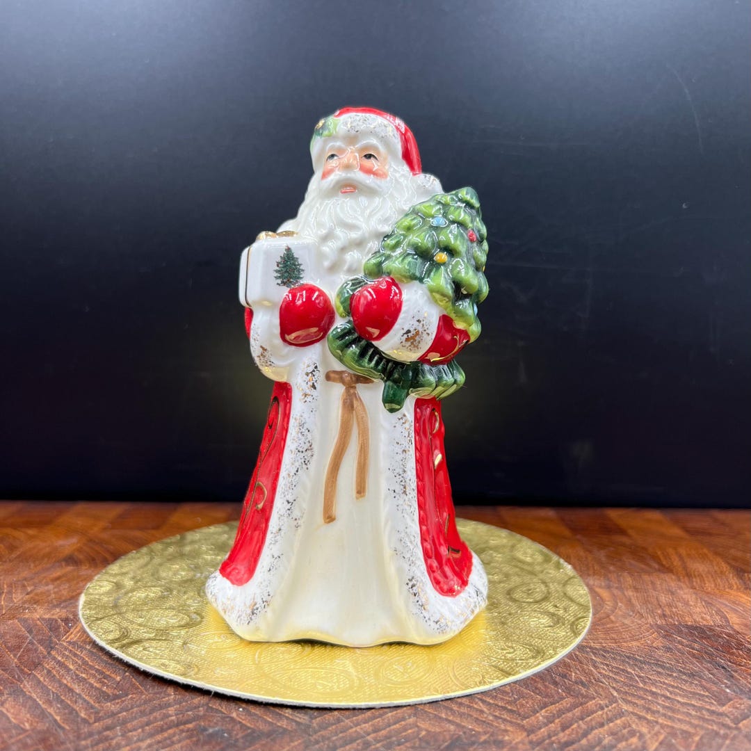 Spode Traditional Old World Christmas Santa With a Tree Figure - Etsy