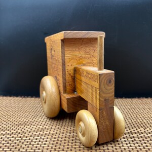 Vintage Dear John Wood Toy Tractor Coin Bank - Etsy