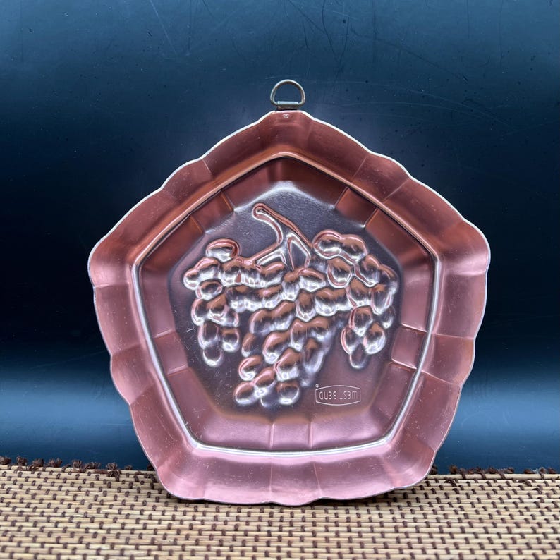 Vintage 5 Sided West Bend Grape Cluster Copper Mold - Etsy