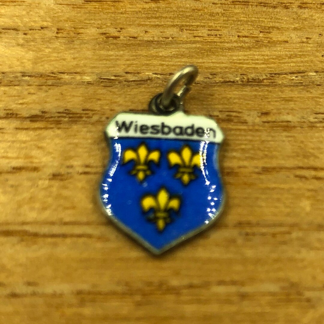 Enamel Coat of Arms Crest/emblem Charm of Wiesbaden Germany - Etsy