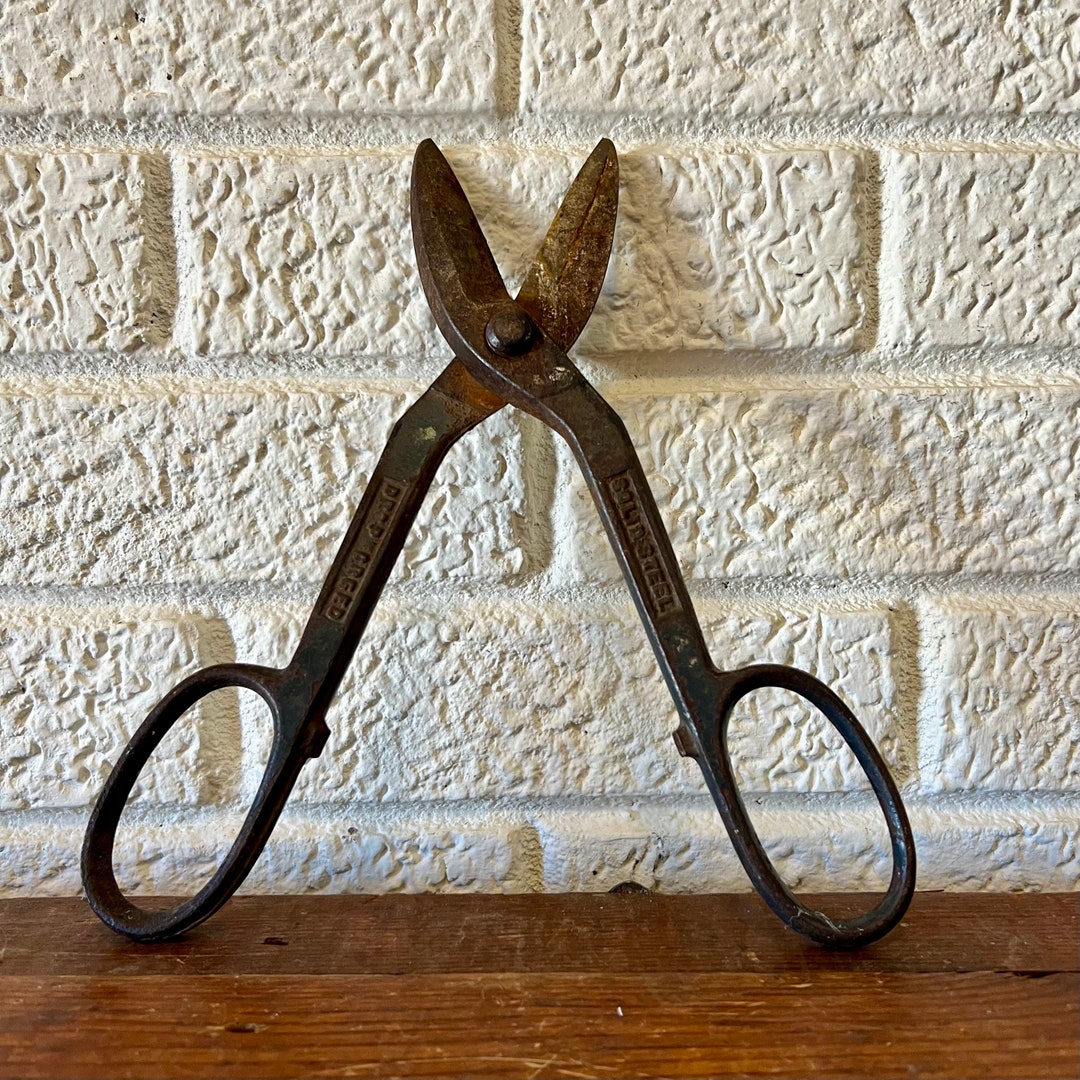 Vintage Solid Steel Drop Forged Tin Snips - Etsy