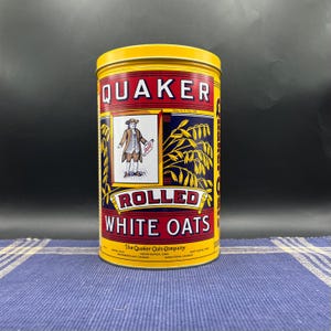 Tall Quaker Oats 1991 Special Edition Tin - Etsy