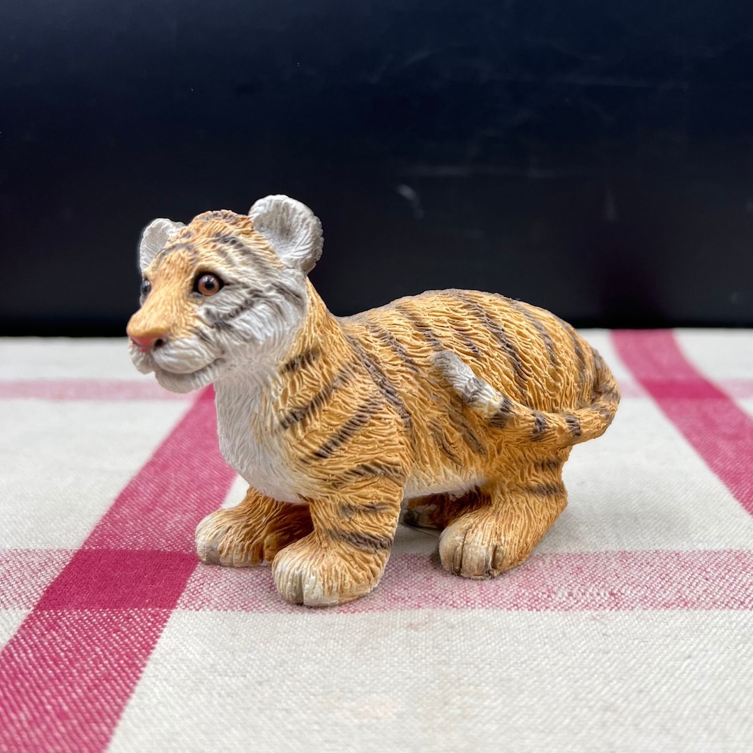Vintage Classic Sandicast Tiger Cub Figure - Etsy