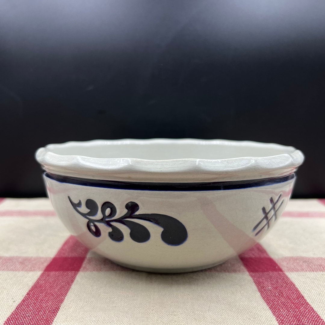 Classic German Salt-glaze Stoneware Pottery Bowl - Etsy