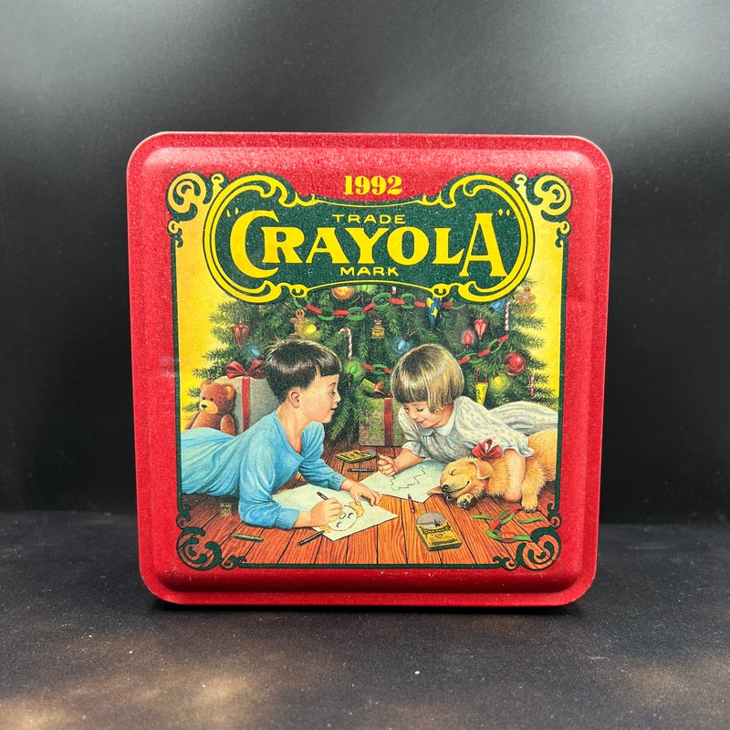 Crayola Crayon Tin - Etsy