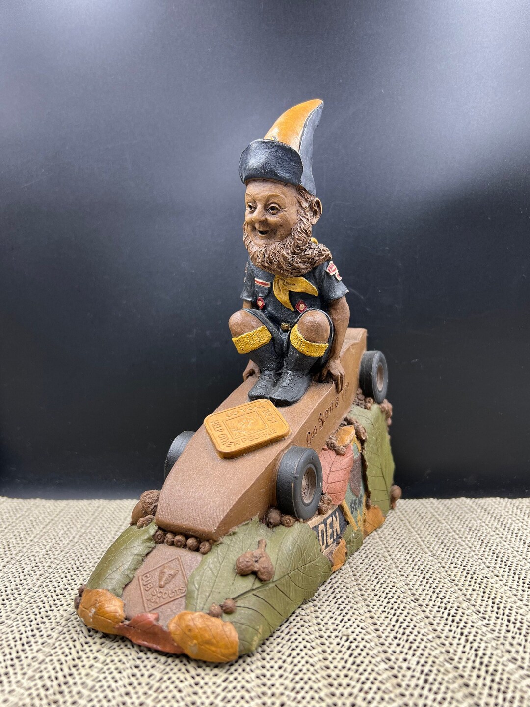 Vintage Cub Scout 1990 Gnome Figure by Tom Clark - Etsy