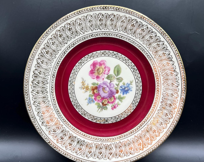 RM Czechoslovakia Vintage Cabinet Plate or Oversized Dinner Plate - Etsy
