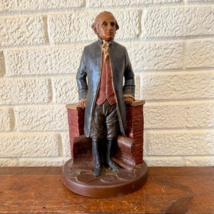 Large Vintage 1989 George Washington Historical Figure by Tom Clark - Etsy