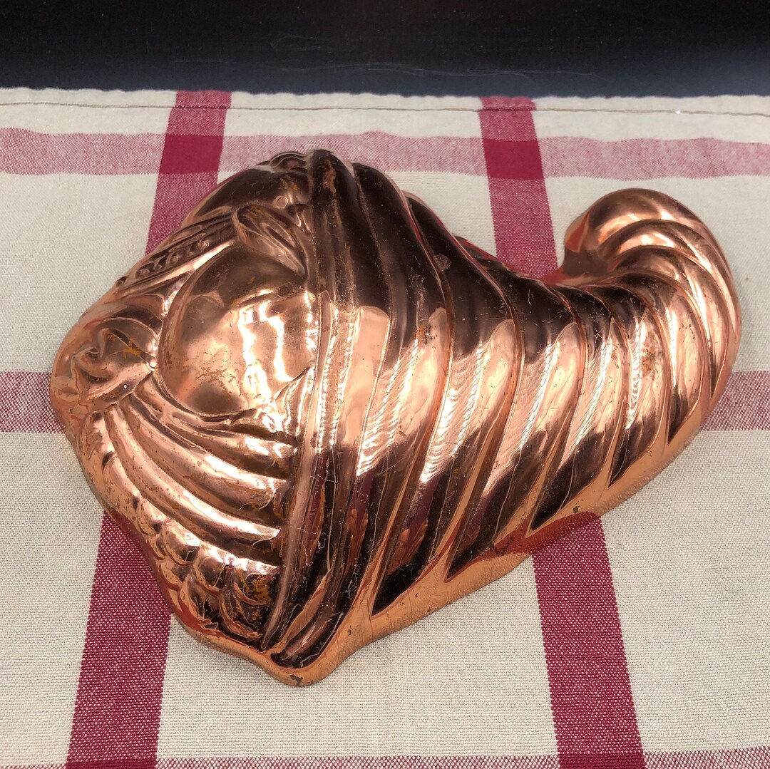 Vintage Cornucopia Copper Mold - Etsy