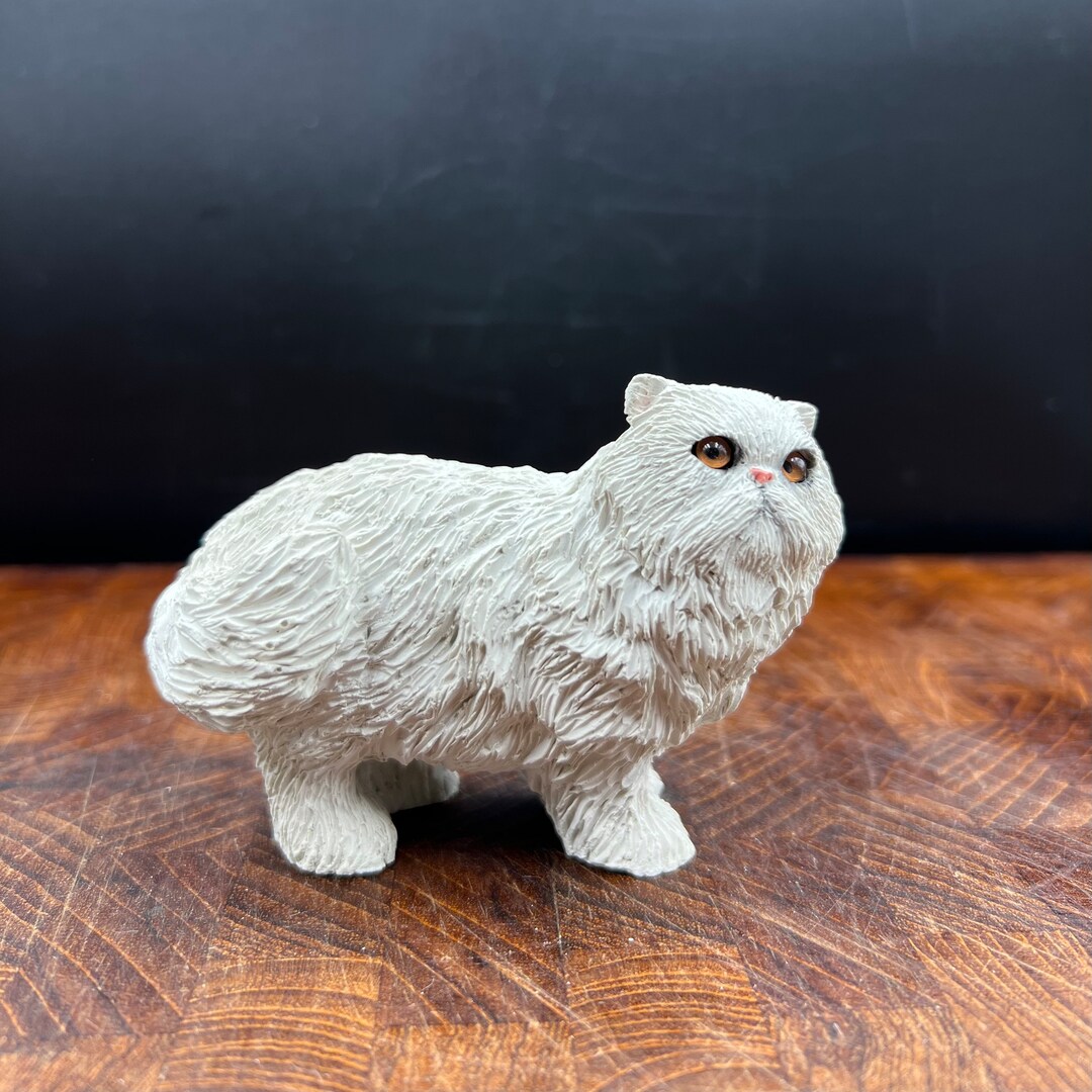 Vintage Classic 1995 Sandicast White Persian Cat Figure - Etsy
