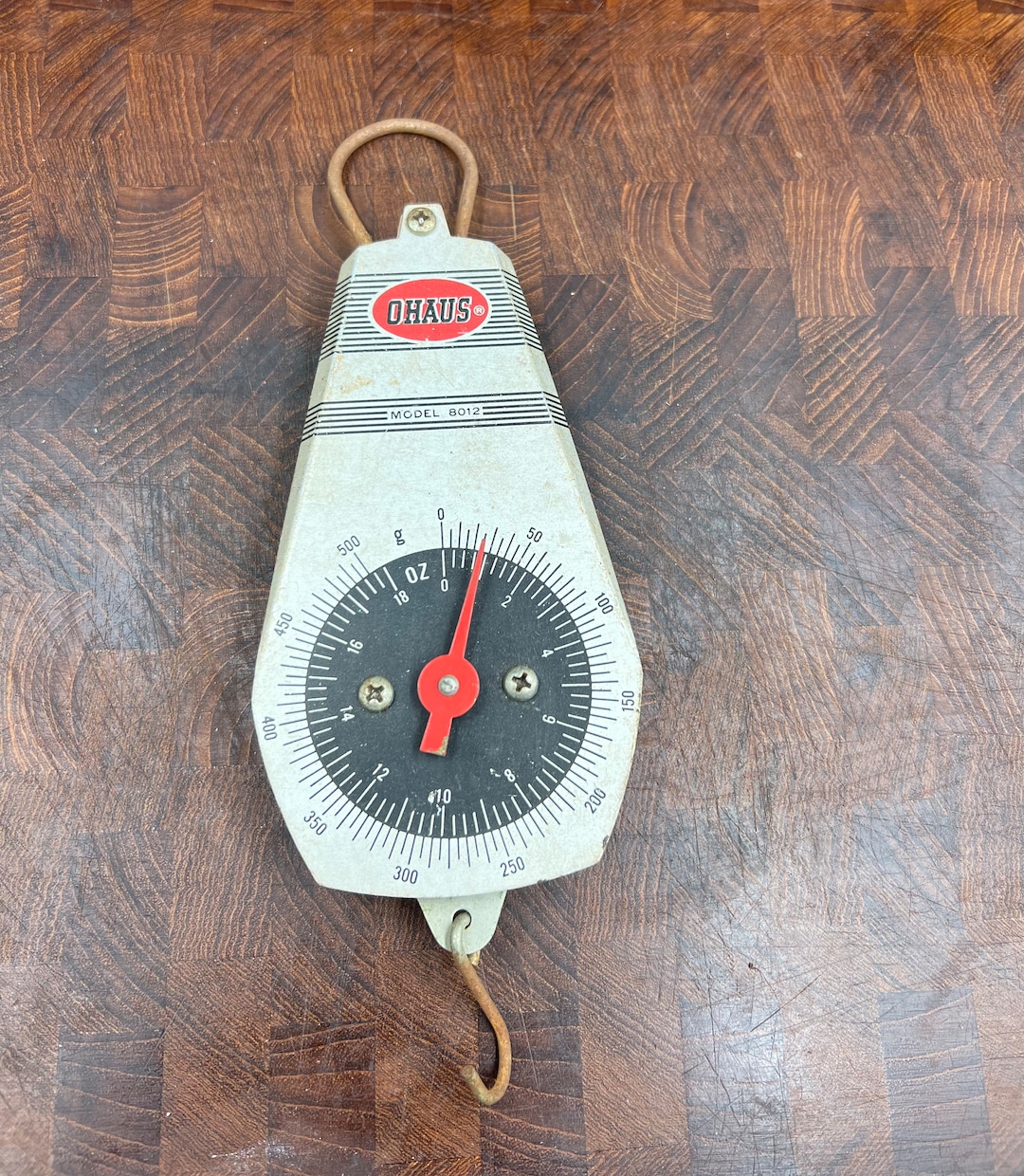 Vintage OHAUS Model 8012 Hanging Scale - Etsy