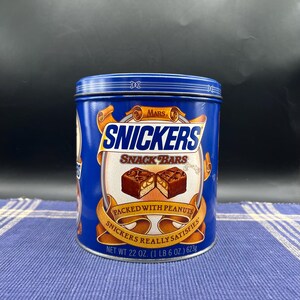 Large Limited Edition Iconic 22 OZ. Collectable Snickers Candy Tin - Etsy