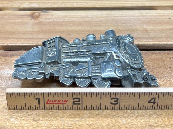 Limited Edition 1980 Vintage Railroad Engine Silver T… - Gem